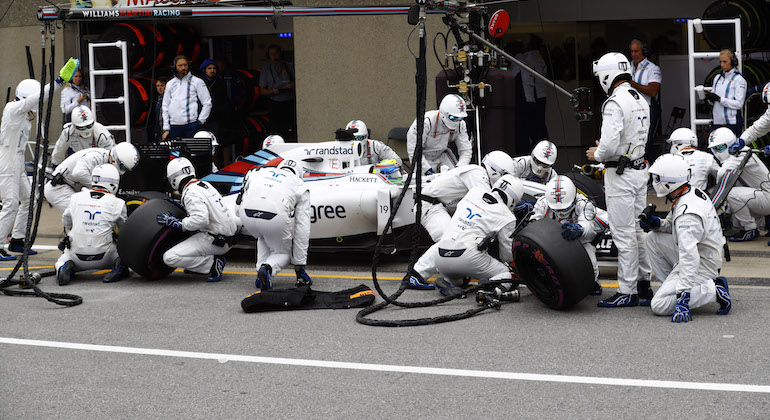 Williams equals record pitstop time of 1.92 seconds in Baku ...